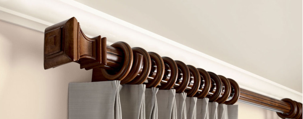 Wooden Curtain Rod Brackets - Williams Drapery- Kirsch Hardware and ...